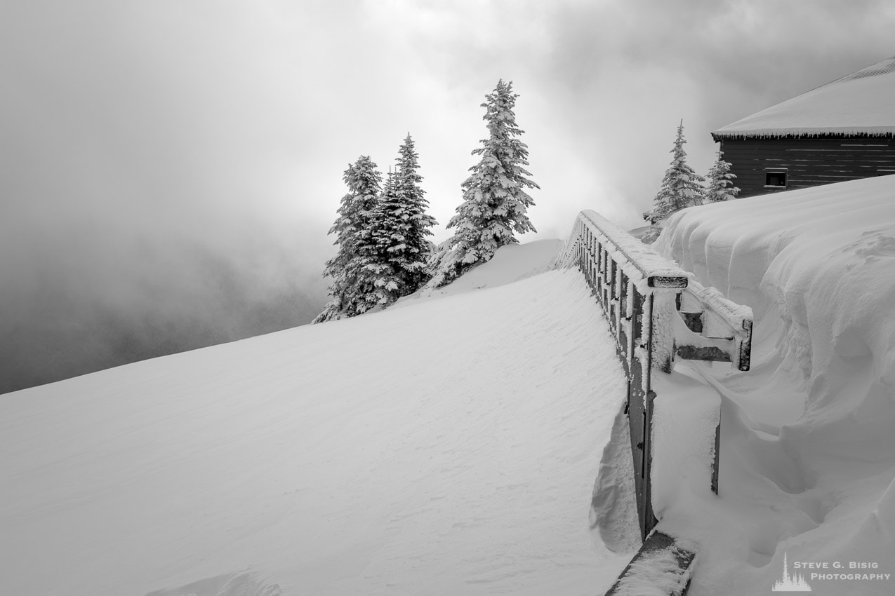 Winter, Hurricane Ridge Visitors Center, Olympic National Park ...