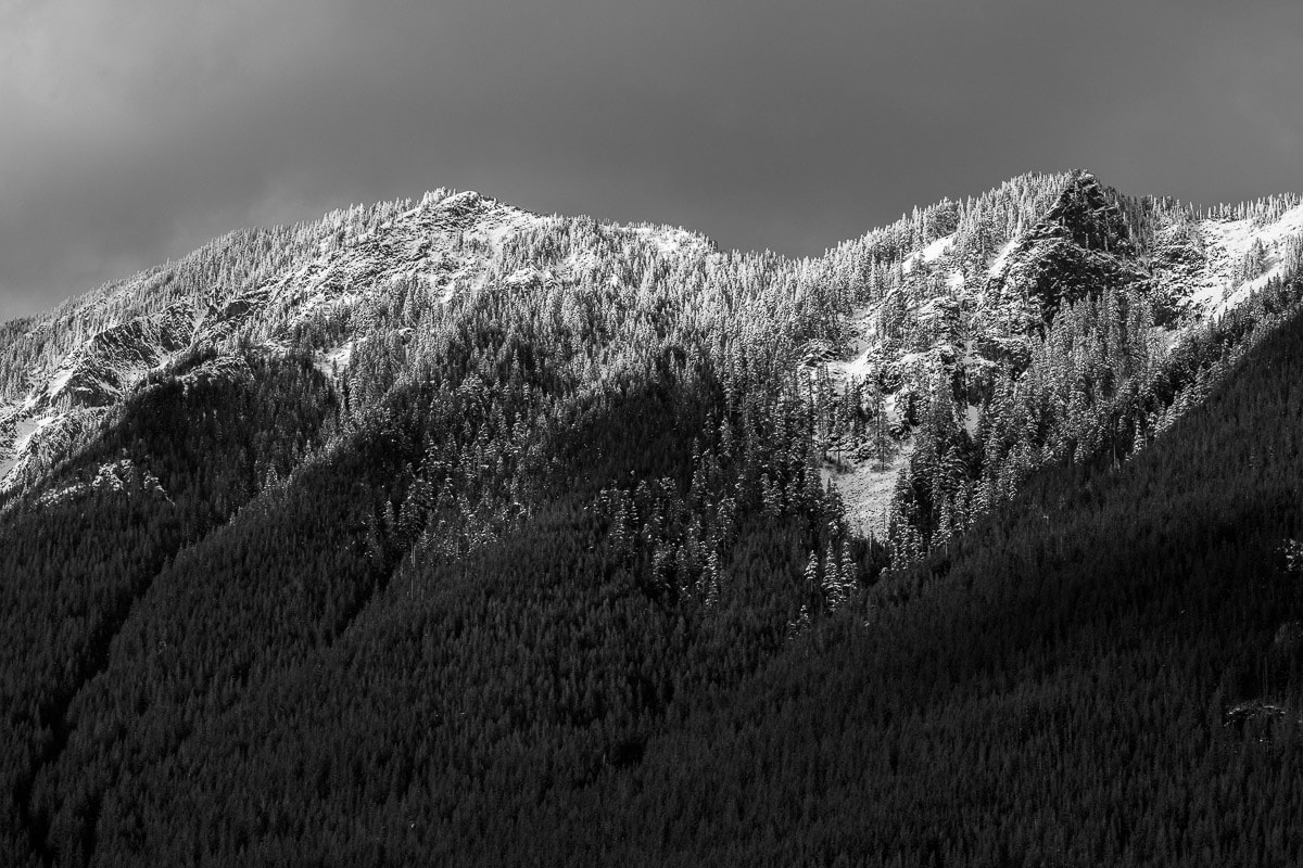 Spring Snow on the Mountains, Washington, 2022