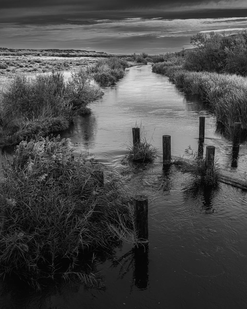 Lower Crab Creek Coulee: Black & White Landscape Photo Project