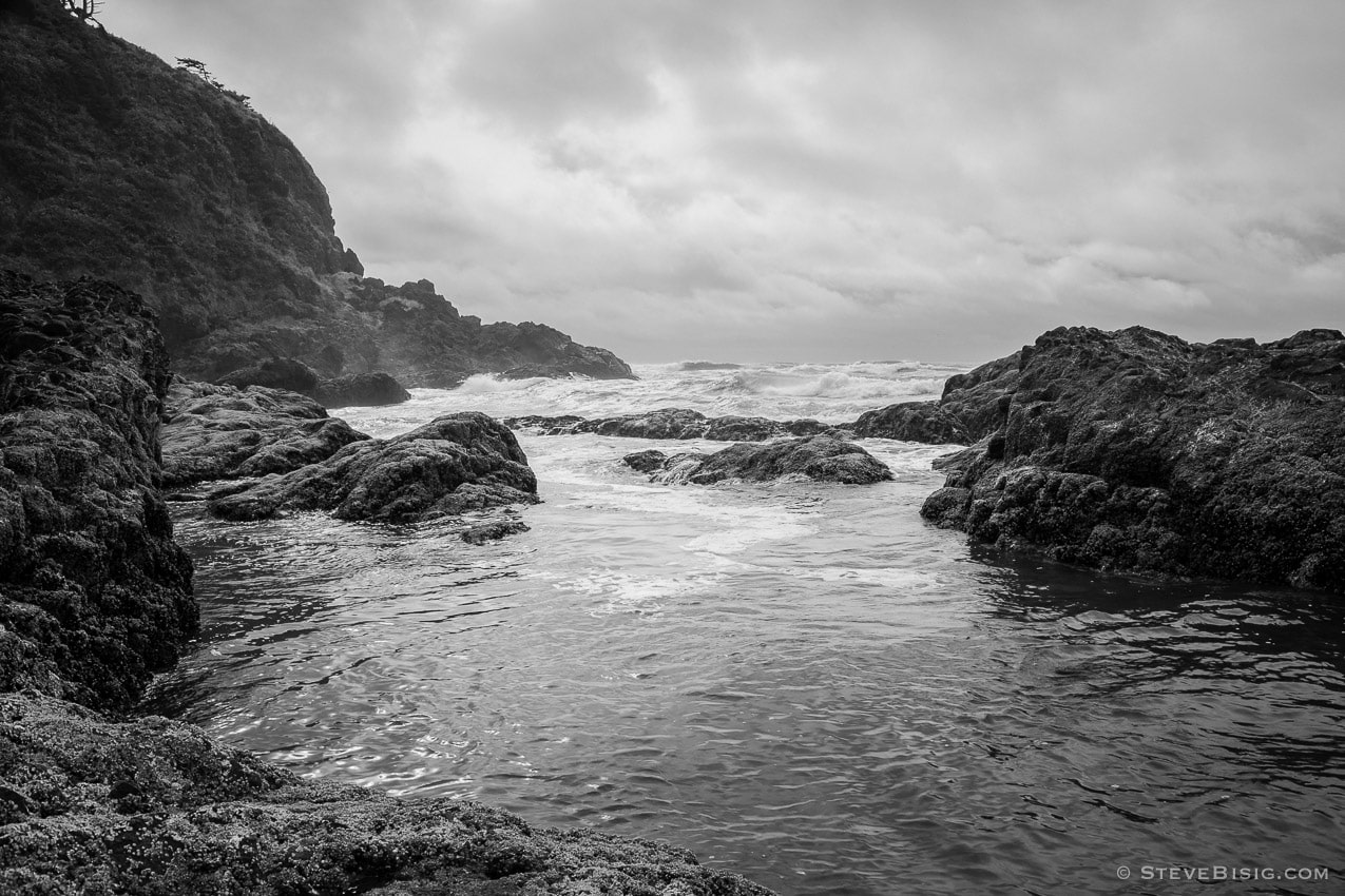 Rocky Coastline, Seaview, Washington, 2009